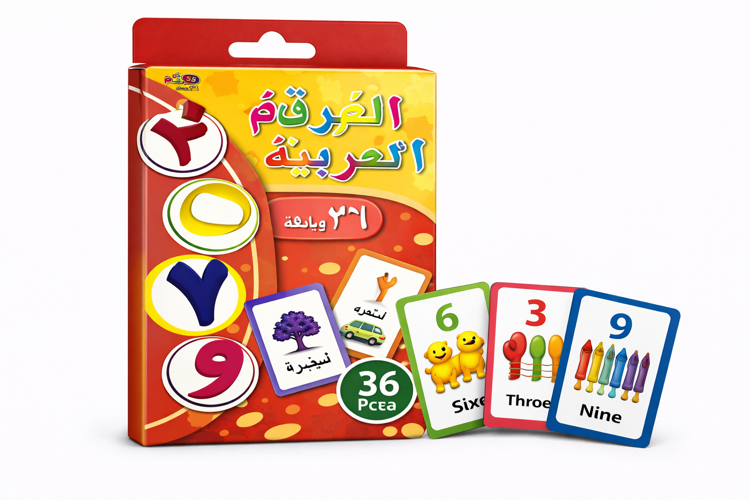 Arabic Letters Flashcards – 36-Piece Alphabet Learning Set – Kubic Shop Ltd