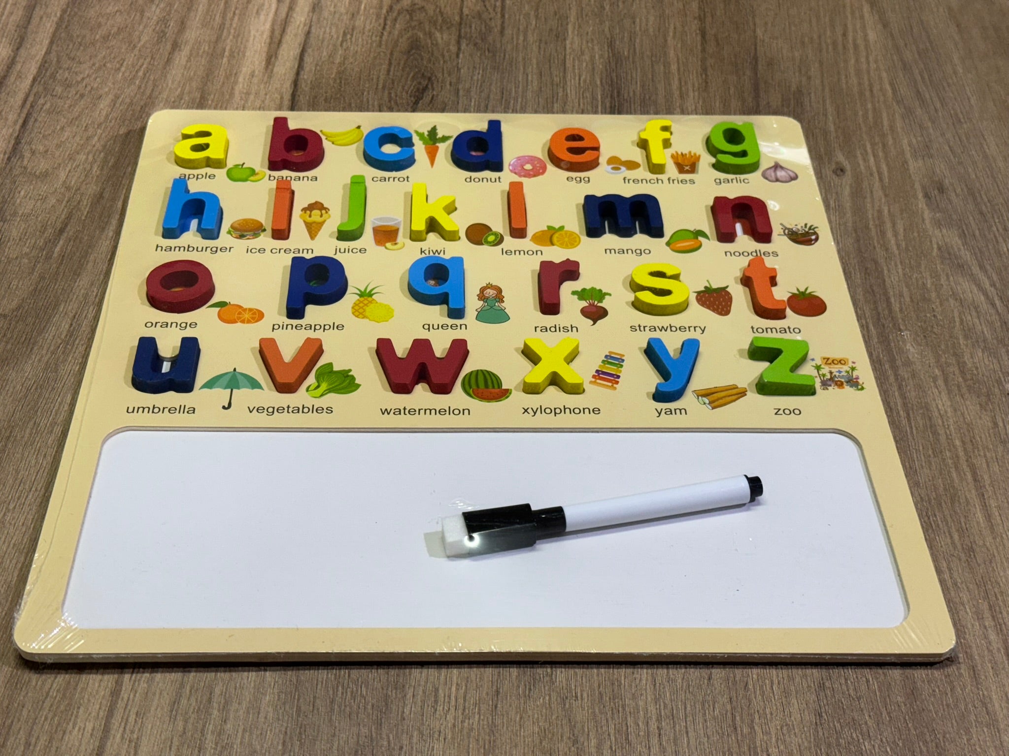 🧠 Alphabet (Small case) Learning Board with Whiteboard (3+) [51106-11 ...